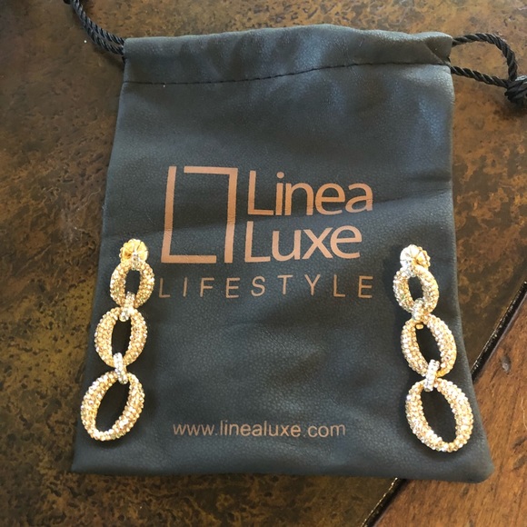 Linea Donatella | Jewelry | Linea Luxe Gold Earrings | Poshmark
